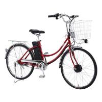 China 250W 26 Inch Electric City Bike with Pedal Assist 48V 8Ah Lithium Battery for sale