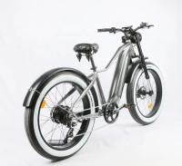 China Retro Beach Cruiser Electric Bicycle 48V 750W 26 Inch Fat Tire E Bike 15Ah Battery for sale