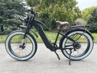 China Retro Beach Cruiser Electric Bicycle 48V 750W 26 Inch Fat Tire E Bike 15Ah Battery for sale