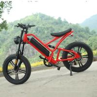 China 1000W 20 Inch Electric Fat Tire Bike 48V 16Ah Full Suspension E-Bicycle for sale