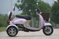 China Max Speed 25-32KM/H Three Wheel Electric Tricycle For Elderly Electronic Smart Type for sale