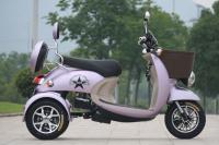 China Max Speed 25-32KM/H Three Wheel Electric Tricycle For Elderly Electronic Smart Type for sale