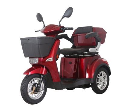 China Adult Electric 3 Wheel Scooter 60V 20Ah Battery 500W Motor Front Basket Bluetooth for sale
