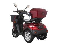 China Adult Electric 3 Wheel Scooter 60V 20Ah Battery 500W Motor Front Basket Bluetooth for sale