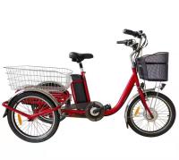 China 36V 250W Electric Cargo Bike Tricycle 3 Wheel Adult with 20 Inch Tires 135kg Load Capacity for sale