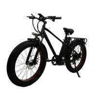 China 48V 17Ah 750W 26 Inch Electric Fat Tire Mountain Bike 7 Speed Ebike for Adults for sale