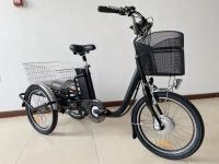 China 36V 250W Electric Cargo Bike Tricycle 3 Wheel Adult with 20 Inch Tires 135kg Load Capacity for sale