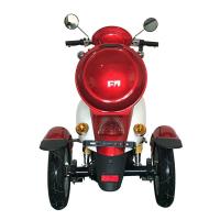 China 48V 500W Electric Scooter 3.5-10 Tire 20Ah Lithium Battery Two Seat with Front Basket for sale