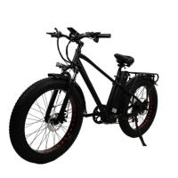 China 48V 17Ah 750W 26 Inch Electric Fat Tire Mountain Bike 7 Speed Ebike for Adults for sale