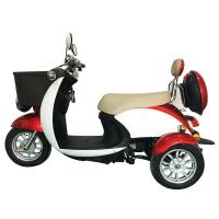 China 48V 500W Electric Scooter 3.5-10 Tire 20Ah Lithium Battery Two Seat with Front Basket for sale