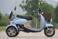 China 48V 72V 500W Foldable 3 Wheel Electric Scooter 20Ah Battery 25 32km/h for sale