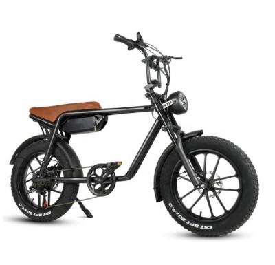 China 750W Fat Tire Electric Bicycle 48V 17Ah Battery with Front Suspension for sale
