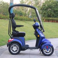 China EEC COC Approved 4 Wheel Electric Mobility Scooter 60V 500W 25km/h with Roof for sale
