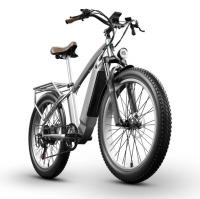 China 48V 500W 15Ah Hidden Battery Fat Tire Mountain E Bike 26 Inch Electric Bike for sale