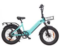 China Kids 20 Inch Electric Fat Tire Bike 48V 500W Step Through Hidden Battery Ebike for sale