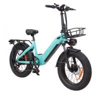 China Kids 20 Inch Electric Fat Tire Bike 48V 500W Step Through Hidden Battery Ebike for sale