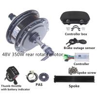 China 48V 350W Electric Bike Conversion Kit with Brake Sensor 16-28 Inch Rear Motor No Battery for sale