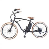 China 48V 500W 7 Speed Beach Cruiser Electric Bike 26 Inch Vintage E-Bicycle for sale