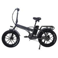 China 20 Inch Fat Tire Foldable Electric Bike 750W 48V 7 Speed 17AH Battery for sale