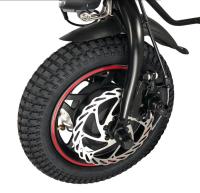China 250W 36V Electric Wheelchair Wheel with Aluminium Alloy Frame and LCD Display 12.5 Inch for sale