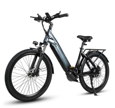 China 48V 17Ah Electric City Bike 26 Inch 7 Speed Step Through Ladies E Bike for sale