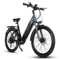 China 48V 17Ah Electric City Bike 26 Inch 7 Speed Step Through Ladies E Bike for sale