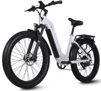 China Step Thru Electric City Bike 26 Inch Wheel 7 Speed 48V 17.5Ah Battery for sale
