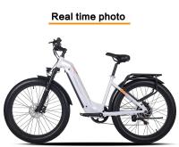 China Step Thru Electric City Bike 26 Inch Wheel 7 Speed 48V 17.5Ah Battery for sale