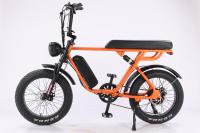 China 20 Inch Fat Tire Electric Hybrid Bike 7 Speed Full Suspension 250W 48V 15Ah Battery for sale