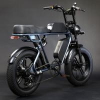 China Dual 48V 15Ah Battery Full Suspension Fat Tire Electric Bike 20x4.0 750W Motor for sale