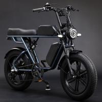 China Dual 48V 15Ah Battery Full Suspension Fat Tire Electric Bike 20x4.0 750W Motor for sale