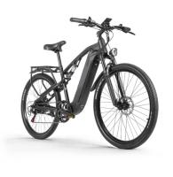 China 500W 27.5 Inch Full Suspension Electric Mountain Bike Aluminum Alloy Frame 48V 17.5Ah for sale