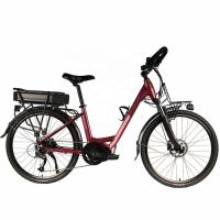 China 48V 20.4Ah 700C Mid Drive Electric Bike with Hydraulic Disc Brake and Lithium Battery for sale