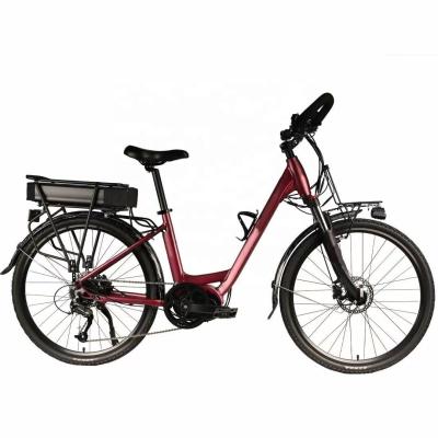 China 48V 20.4Ah 700C Mid Drive Electric Bike with Hydraulic Disc Brake and Lithium Battery for sale