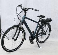China 36V 250W Mid Drive Electric Bike 700C Tires 10.4Ah Battery Front Suspension for sale