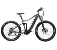China Aluminum Alloy Frame 27.5 Inch Full Suspension Electric Mountain Bike 500W Motor 45km/h Max Speed for sale