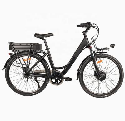 China 48V 250W Electric Road Bike 26 Inch with 15.6Ah 20.4Ah Lithium Battery City Ebike for sale