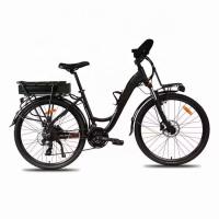 China 48V 250W Lithium Battery 700C Electric City Bike 24 Speed Low Step Through E Bike for sale