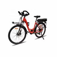 China 48V 250W Lithium Battery 700C Electric City Bike 24 Speed Low Step Through E Bike for sale