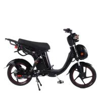 China Full Suspension Electric Moped Scooter 48V 500W 18 Inch Vacuum Tire 130kg Load for sale