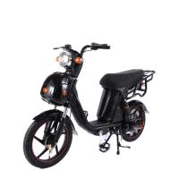 China Full Suspension Electric Moped Scooter 48V 500W 18 Inch Vacuum Tire 130kg Load for sale
