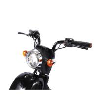 China Full Suspension Electric Moped Scooter 48V 500W 18 Inch Vacuum Tire 130kg Load for sale