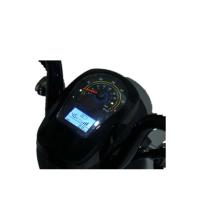 China Full Suspension Electric Moped Scooter 48V 500W 18 Inch Vacuum Tire 130kg Load for sale