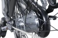 China 36V 250W Bafang M400 Mid Drive Electric Bike 28 Inch Front Suspension 3 Speed for sale
