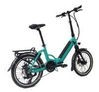 China 20 Inch Folding Electric Bike 250W Mid Drive Motor 36V 10.4Ah Hidden Battery Max Speed 30km/h for sale