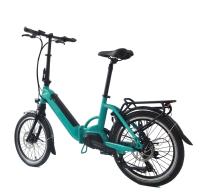 China 20 Inch Folding Electric Bike 250W Mid Drive Motor 36V 10.4Ah Hidden Battery Max Speed 30km/h for sale