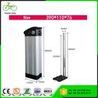 China 36V 48V Silverfish Lithium Electric Bike Battery 30-60KM Range 8AH-17AH for sale
