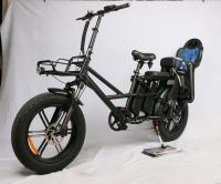 China 500W Electric Cargo Bicycle Dual 13Ah Lithium Battery 20 Inch Fat Tire Ebike for sale