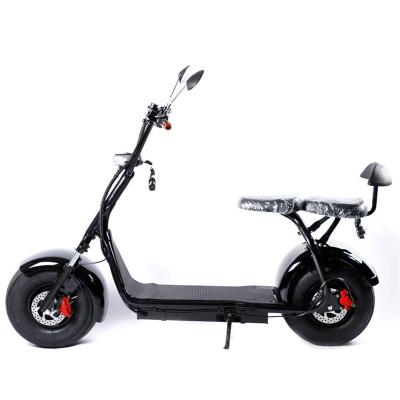 China 18 Inch Double Seat Electric Scooter 60V 1000W Motor with Backrest for Adult Mobility for sale