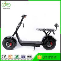 China 18 Inch Double Seat Electric Scooter 60V 1000W Motor with Backrest for Adult Mobility for sale